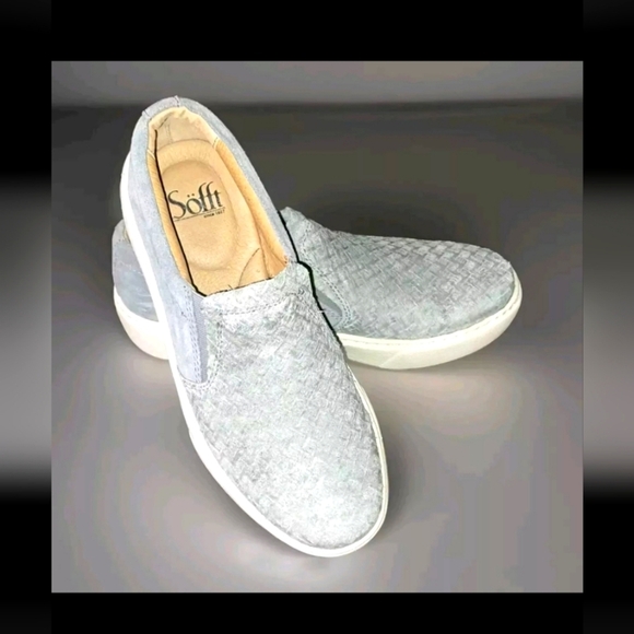 Sofft | Shoes | Sfft Sofft Watney Slate Grey Women Size 7 Slip On ...
